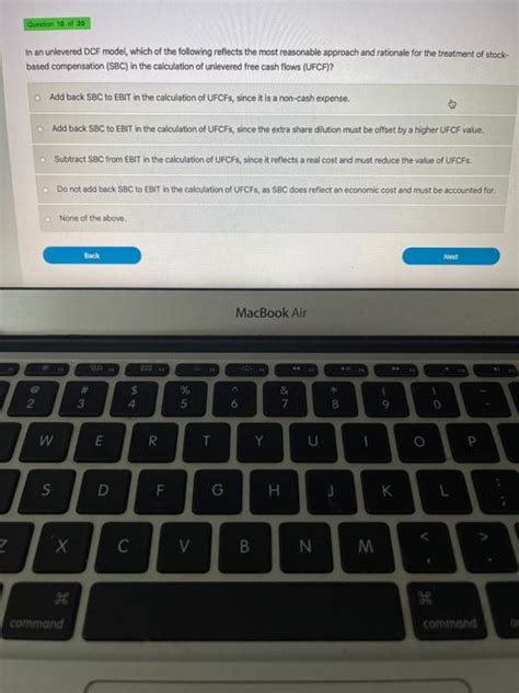 Solved Atter Completing Your Dcf Valuation You Noticed The Chegg