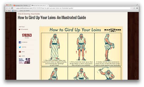 What Does It Mean To “gird Up Your Loins” Restless Pilgrim