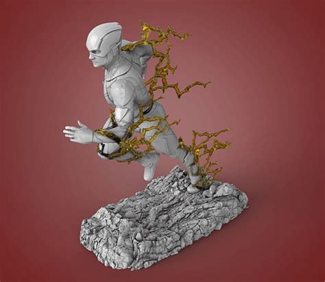 Flash Statue 3d Printing Model Stl