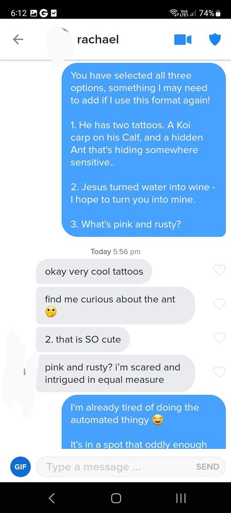 Automated Response Rtinderpickuplines