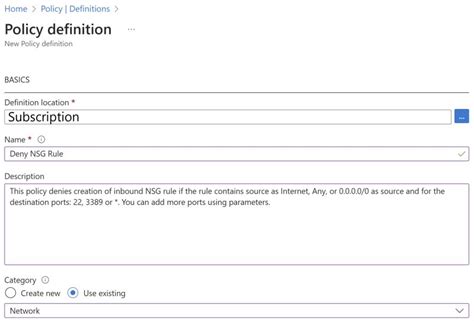 Bojan Vrhovnik On Linkedin Deny Inbound Nsg Rule Creation Via Azure Policy