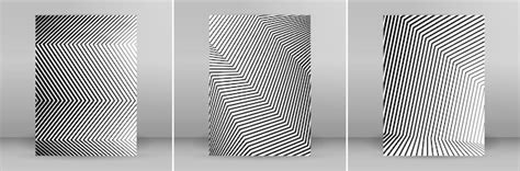 Premium Vector Design Elements Curved Sharp Corners Many Streak Abstract Vertical Broken
