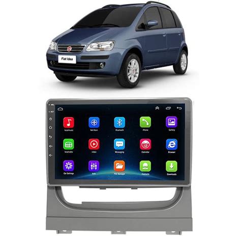 Kit Central Multimídia Android Idea 2013 2014 2015 2016 9 Polegadas Tv Online Gps Bluetooth E