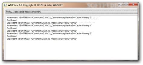 Wmi View Download Free Windows 10 Softpedia