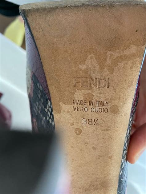 Fendi Python Plateau Heels Tasche Wie Jimmy Choo Louboutin Kaufen