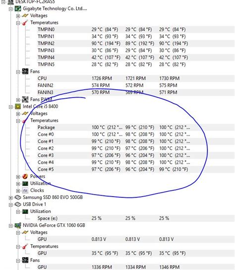 Cpu Randomly Thinks Its Running At 100 Degrees Reboot Fixes The Issue
