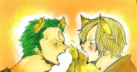サンジ 腐 虎狐 廃慈のマンガ ゾロ ワンピース Onepiece Pixiv