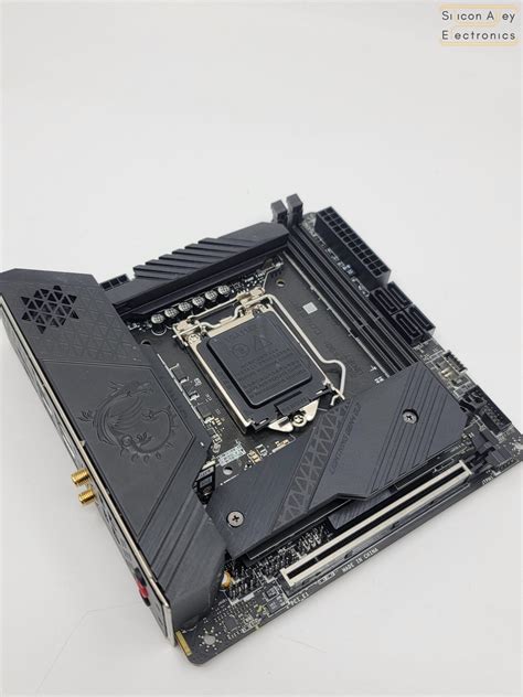 Msi Meg Z590i Unify Intel Lga 1200 Itx Motherboard Silicon Alley Electronics
