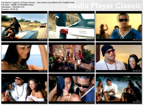 Audio Y Video Remix Dvj Cadillo Fuego Ft El Potro Alvarez Una