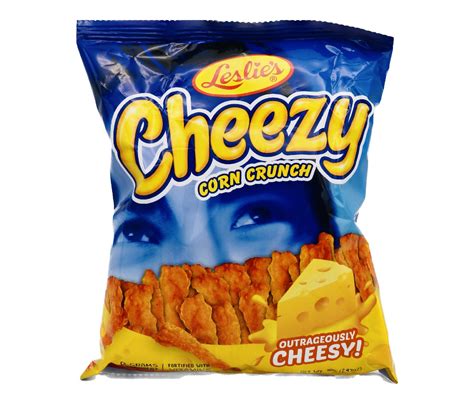 Leslie S Cheezy Outrageously Chese Flavour Crunchy Corn Snacks 极浓芝士味脆粟米条 70g No Reviews Sold Out