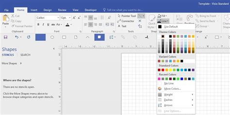 After Upgrade To Visio 2016 Many Options Are Greyed Out Microsoft