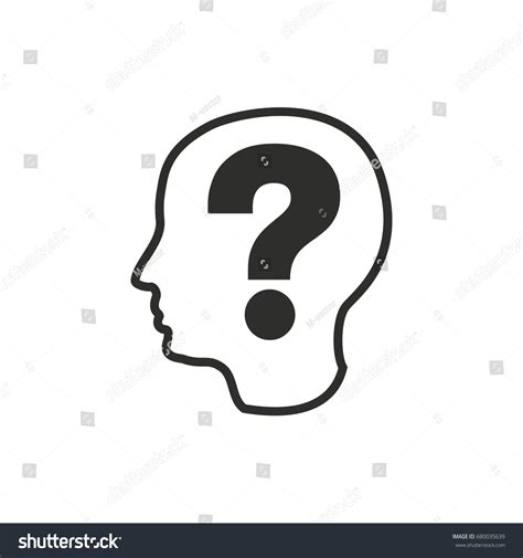 Anonymous Vector Icon Black Illustration Isolated Stock Vector Royalty Free 680035639