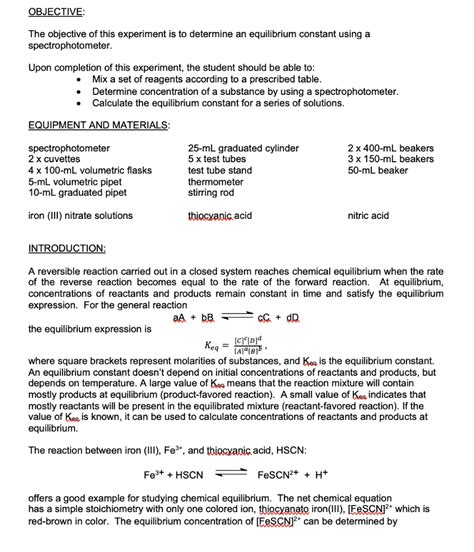 Solved Objective The Objective Of This Experiment Is To