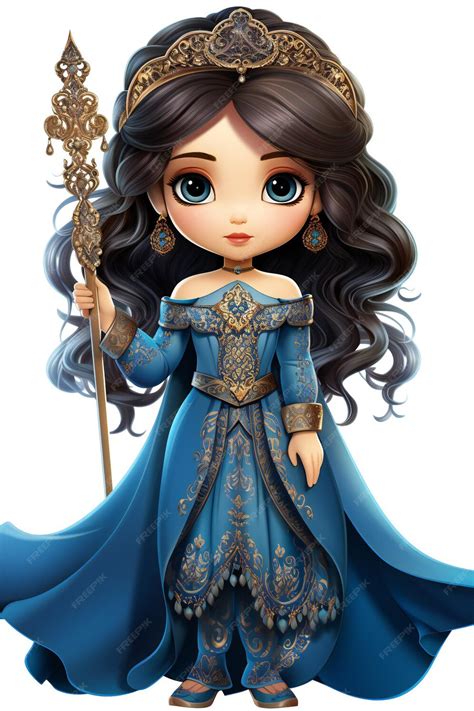 Premium Photo Cute Persian Princess Clipart