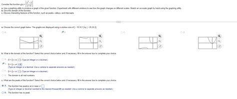Solved Consider The Function Gx∣∣x4x2−2∣∣ B Give The