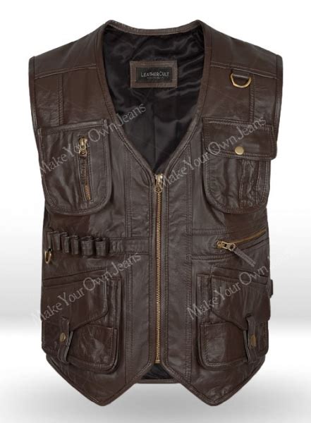Chris Pratt Jurassic World Fallen Kingdom Leather Vest Made To
