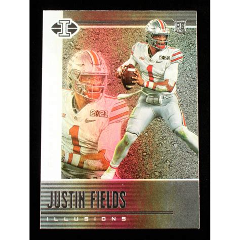 Justin Fields 2021 Panini Chronicles Draft Picks Illusions 102