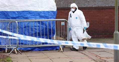 Crime Scene Investigators In Boston Town Centre After Man Found Dead