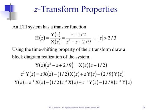 PPT The Z Transform PowerPoint Presentation Free Download ID 841537
