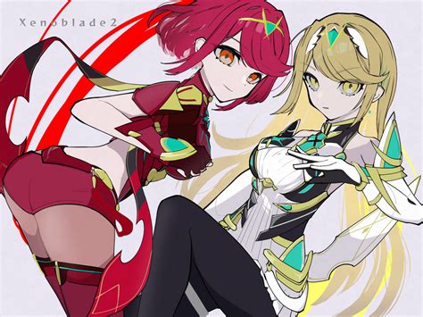 Safebooru Artist Request Ass Breasts Mythra Massive Melee