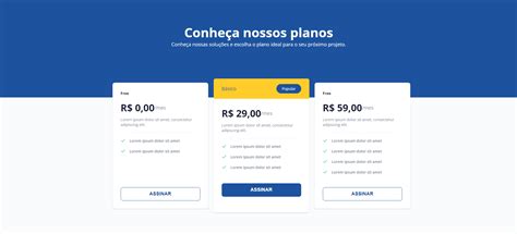 GitHub Arkadina Rocketseat Pricing Table