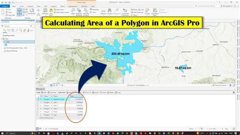 19 calculating area of polygon in arcgis pro youtube