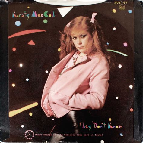They Dont Know 7” Single Kirsty Maccoll
