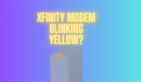 Xfinity Modem Blinking Yellow Causes And Fixes The Home Theater Diy