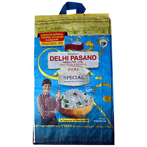 Buy Delhi Pasand Pure Special Basmati Rice Rich In Calcium Protein Vitamins Cholesterol