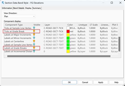 Solved Cross Section Proposed Level Is Not Correct Code Set Issue Hatch Label Autodesk Community