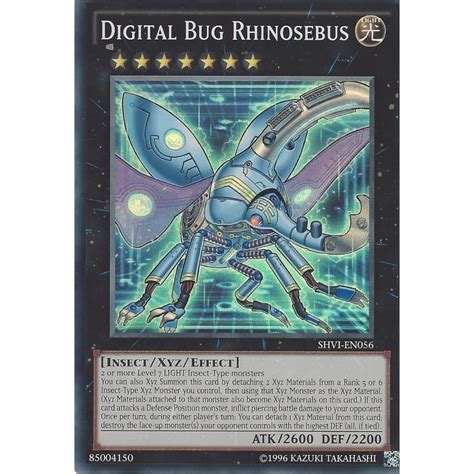 Yu Gi Oh Trading Card Game Yu Gi Oh Digital Bug Rhinosebus Super