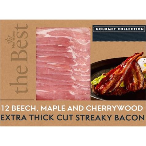 Morrisons Gourmet Collection Triple Smoked Streaky Bacon 300g
