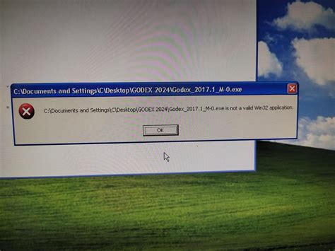 is not a valid win32 application r windowsxp