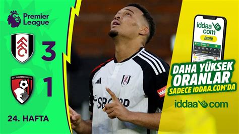 Iddaa Fulham Bournemouth Hafta Ma Zet Premier
