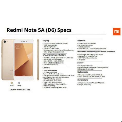 Xiaomi Redmi Note A Price In Malaysia Specs TechNave