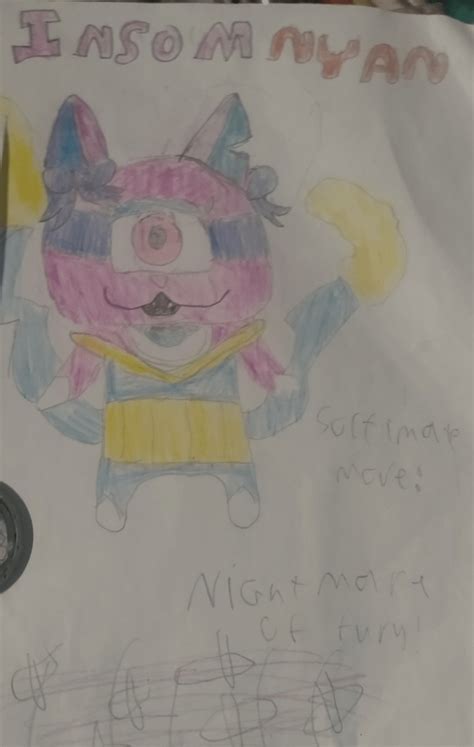 Look At This New Nyan Fusion Yokai I Made Its Called Insomnyan R