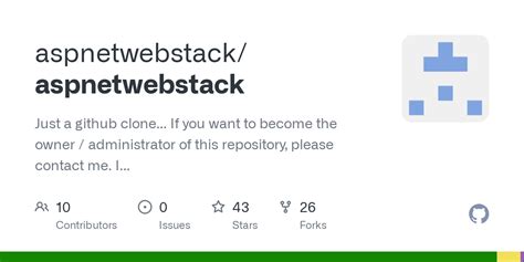 Github Aspnetwebstack Aspnetwebstack Just A Github Clone If You Want To Become The Owner