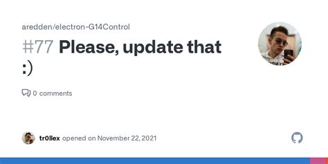Please Update That Issue 77 Aredden Electron G14Control GitHub