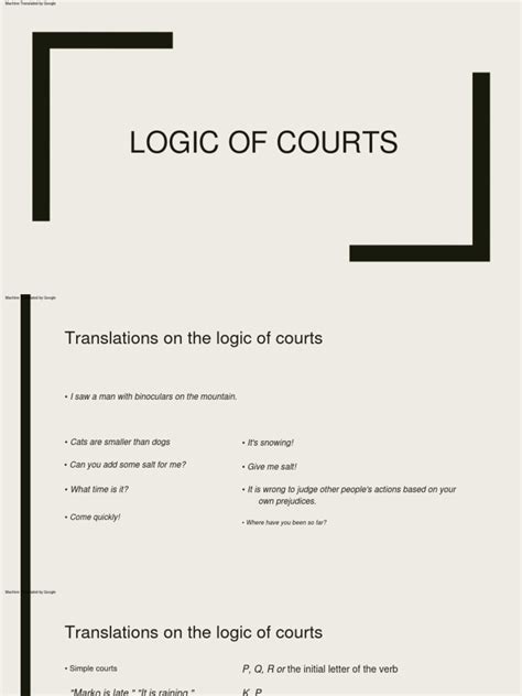 Logic Of Courts Pdf Interpretation Philosophy Logic