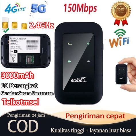 Jual Router Nirkabel Wifi G G Lte Mini Modem Mbps Mobile Broadband Wifi Mah Umur