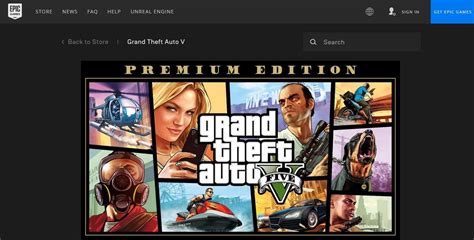 GTA 5: Premium Edition is now free on the Epic Games Store