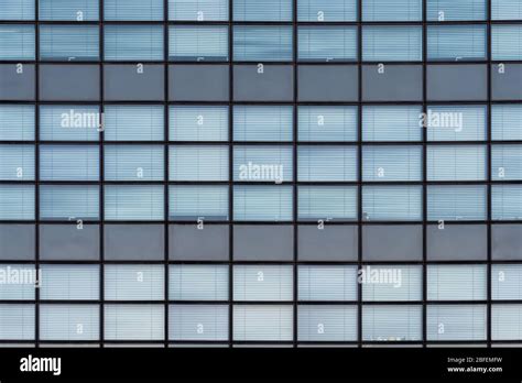 Glass Facade Modern Architecture Office Building Rectangular Pattern