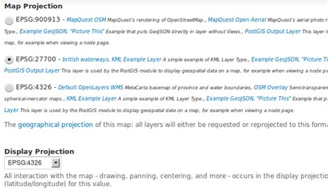 Custom Projections Openlayers 2x Documentation For D7 Drupal Wiki Guide On
