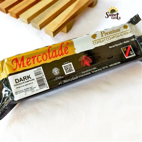 Mercolade Dark Chocolate Compound Chocolate Bar 150 Grams Shopee Malaysia
