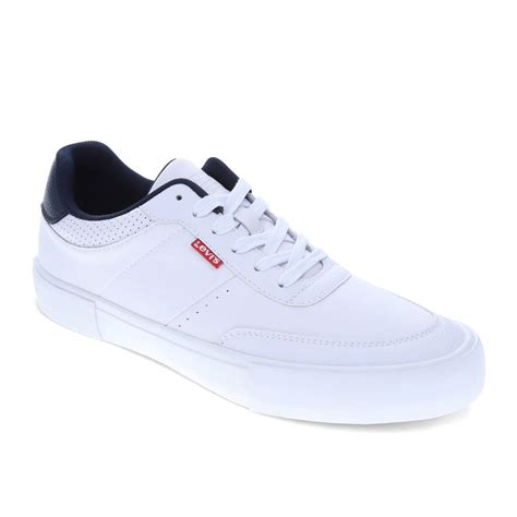 Levis Mens Munro Nm Vegan Synthetic Leather Casual Lace Up Sneaker