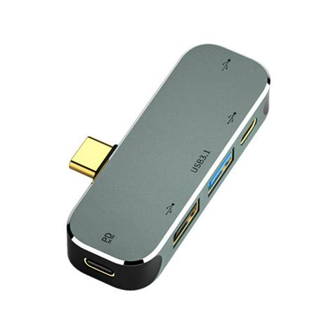 Concentrador De Extensión Tipo C 355 Mm Pd100w Usb 30usb 20usb 31