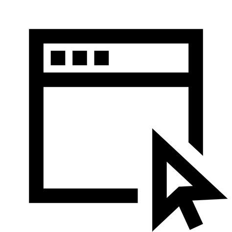 Hand Cursor Symbols And Icons In Windows 10 Style Png Svg