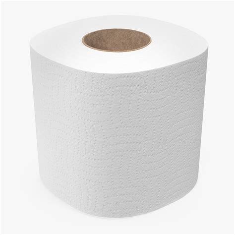 Toilet Roll Holder With Paper 3d Model 24 3ds Blend C4d Fbx Max