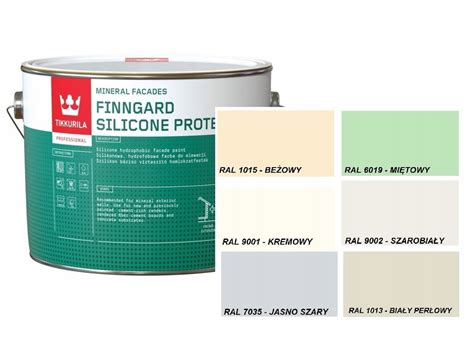 TIKKURILA Silikonowa Protect Farba Fasadowa 9l 12677736206