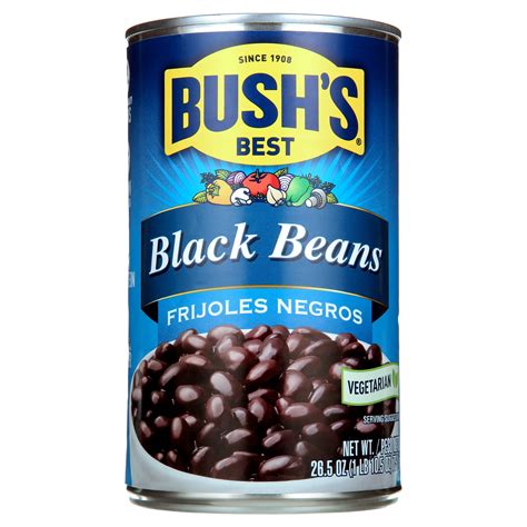 Bushs Black Beans Plant Based Protein Canned Black Beans 265 Oz